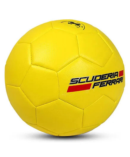 FERRARI MACHINE SEWING SOCCER BALL YELLOW | Sameo