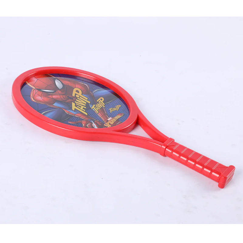 MARVEL SPIDER-MAN KIDS PLASTIC BADMINTON/TENNIS RACKET SET | Sameo