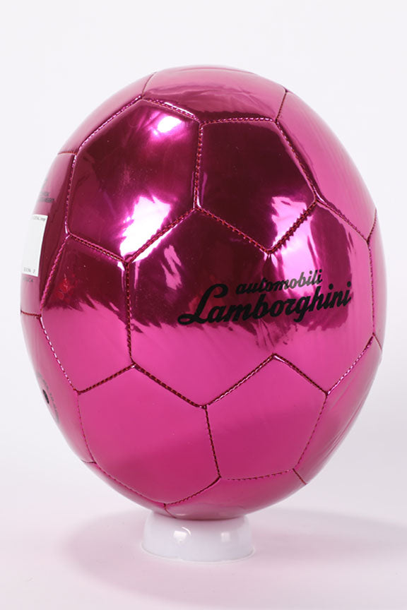 LAMBORGHINI #5 METALLIC PVC SOCCER BALL - PINK | Sameo