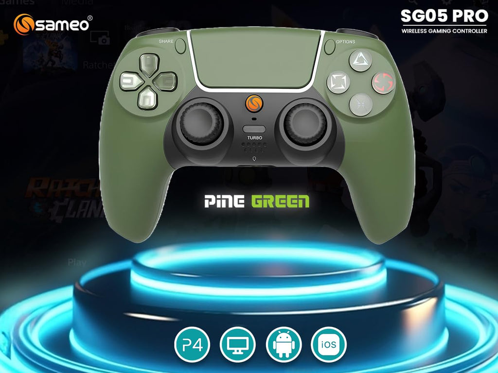 Sameo SG05 Pro: Wireless Gamepad for PS4/PC/Android/iOS PS4 CONTROLLER ...