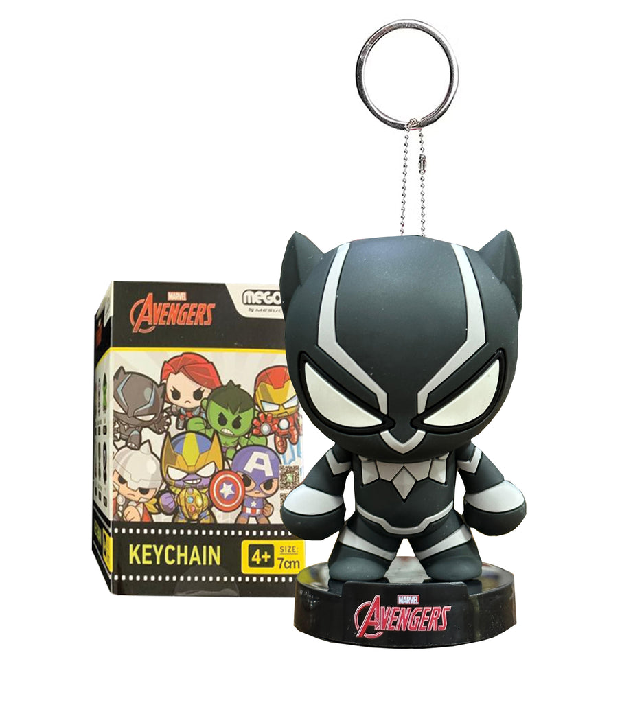 MARVEL BLACK PANTHER DROP GLUE STANDING FIGURE / KEYCHAIN | Sameo