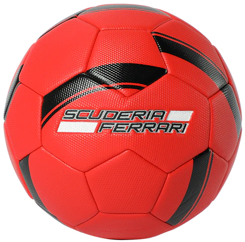 FERRARI #5 MACHINE SEWING SOCCER BALL - RED | Sameo