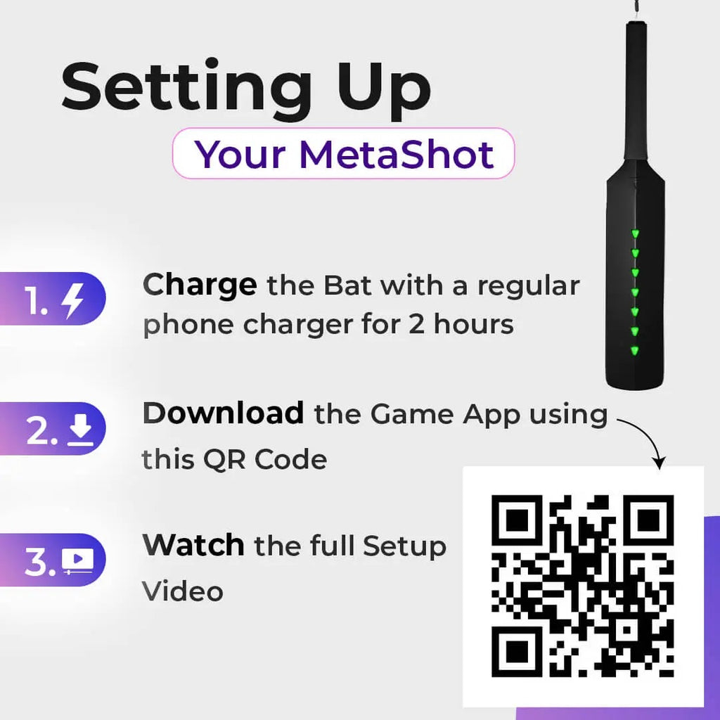 Sameo MetaShot Smart Bat + TV Kit | Sameo